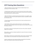CITI Training Quiz Questions and answers 2022/2023 - CITI - Stuvia US