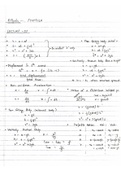 Physics Formula Sheet (HSC) Level - Physics - Stuvia US