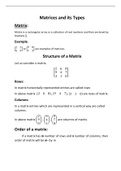 Matrices and its types full explained with examples - MATHEMATICS ...
