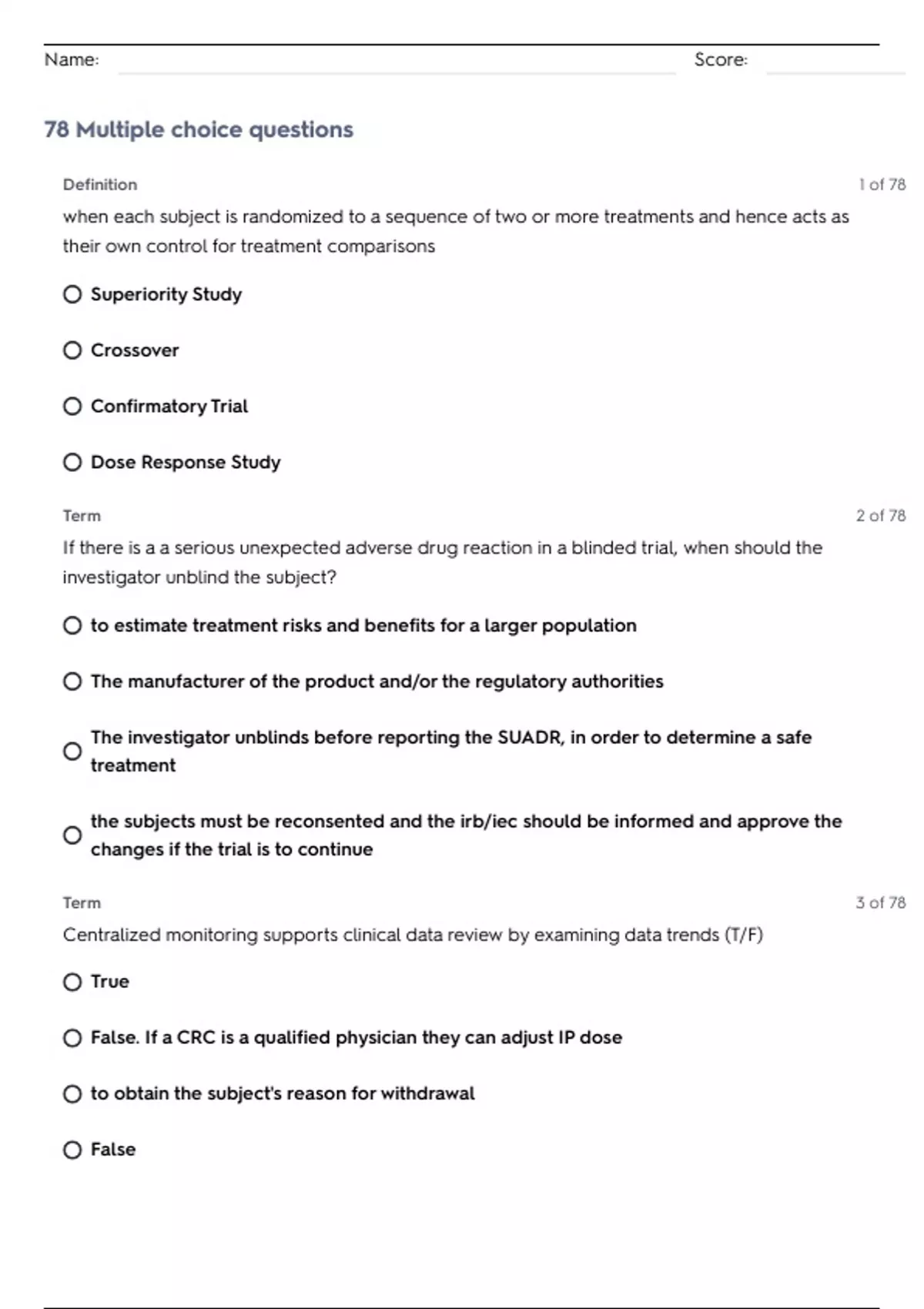 Exam(Elaborations)ACRP-CP 2025 Correctly Answered!! - .... - Stuvia US
