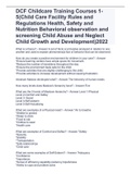 DCF Childcare Training Courses 1-5(Child Care Facility Rules and ...