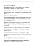 Core Mandatory Part III QUESTIONS AND ANSWERS ALL CORRECT - Core ...