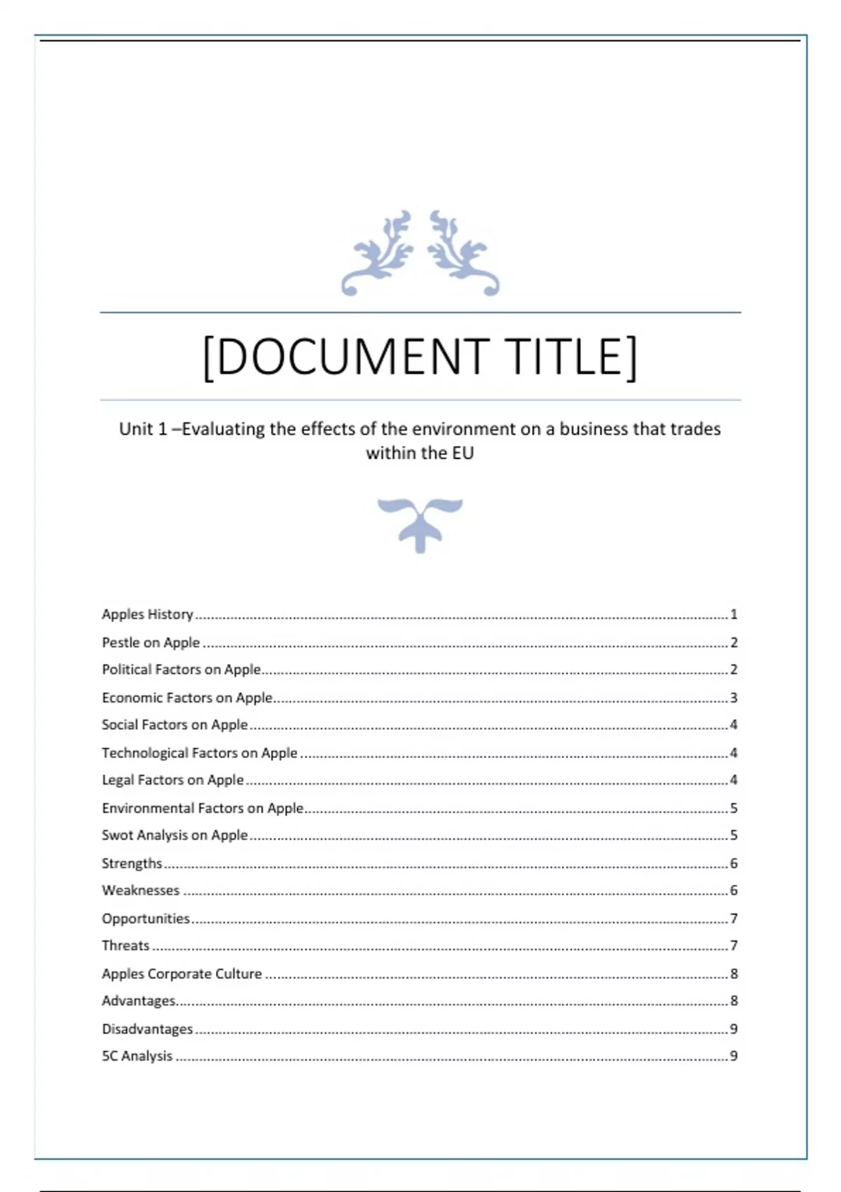 2024 Btec Business Level 3 Unit 1 Exploring Business Assignment 2 Distinction Unit 1