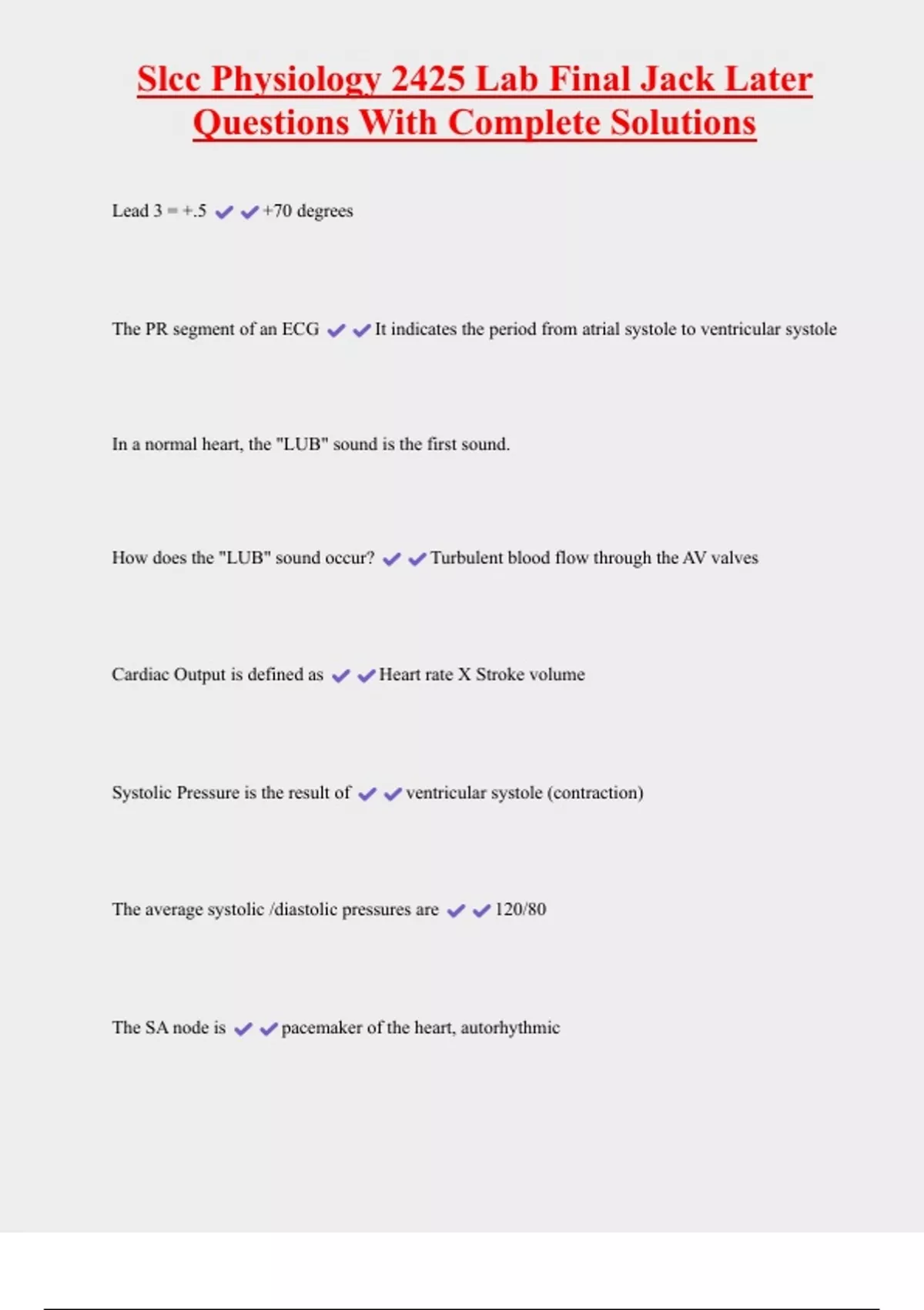 Slcc Physiology 2425 Lab Final Jack Later Questions With Complete ...