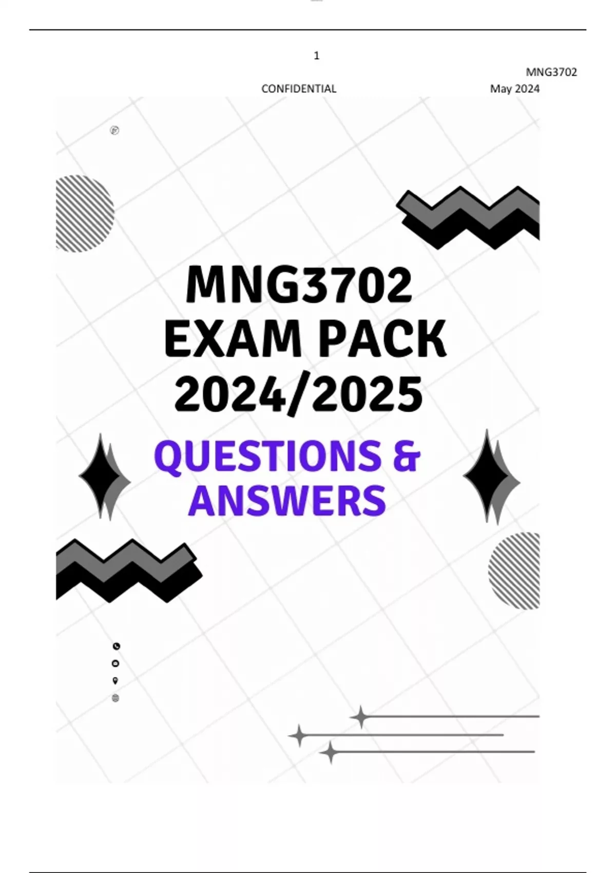 MNG3702 EXAM PACK 2025 - Strategic Implementation and Control IIIB ...