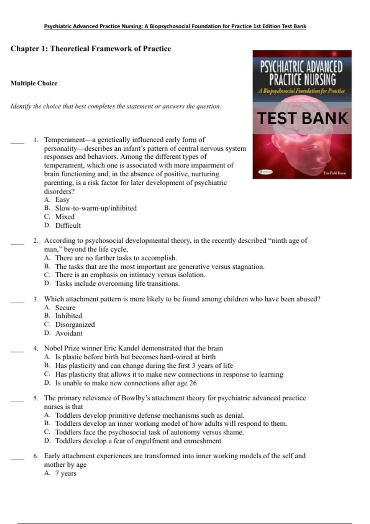 Psychiatric Advanced Practice Nursing: A Biopsychosocial Foundation for ...