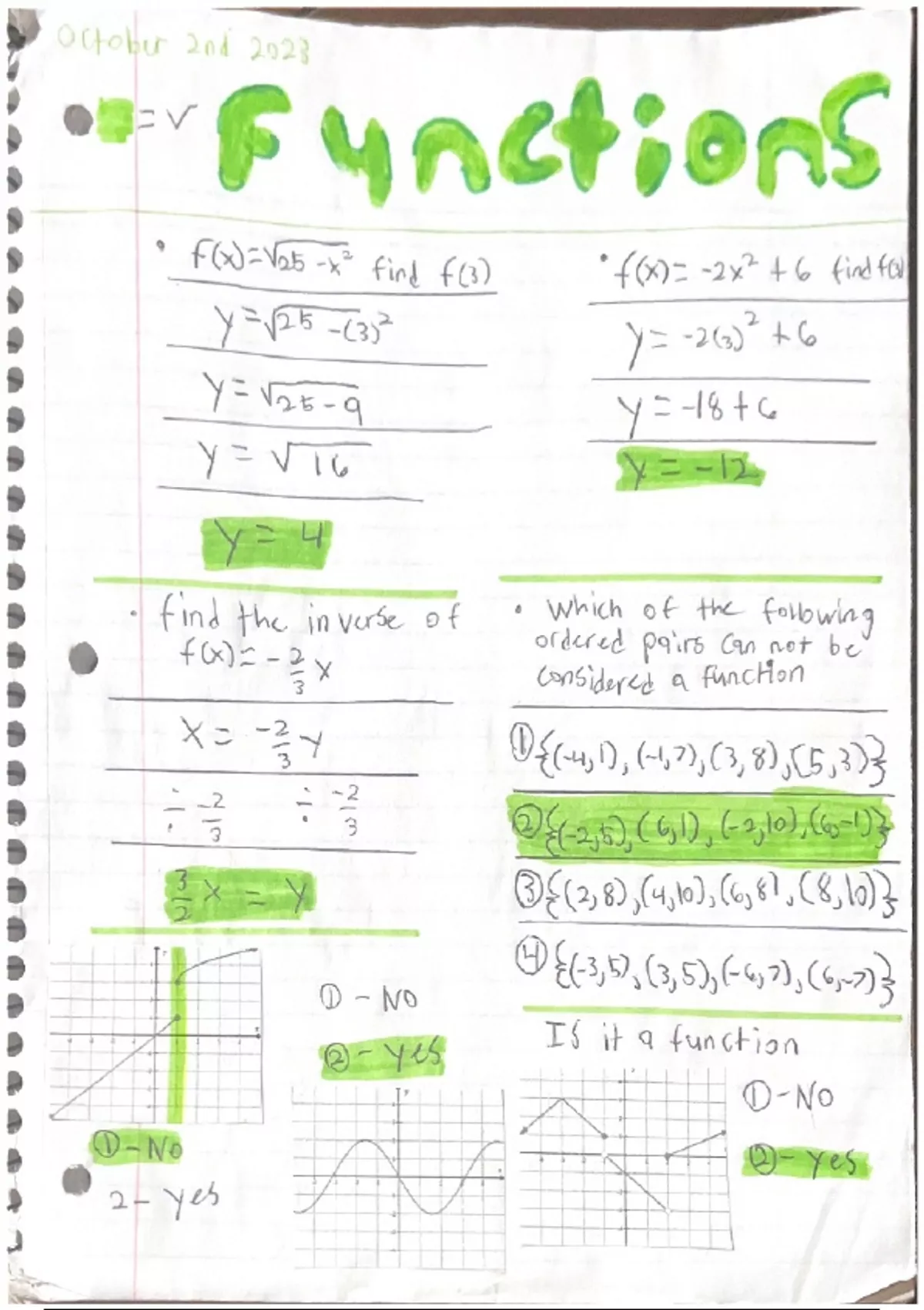 Understanding Functions - Algebra - Stuvia US