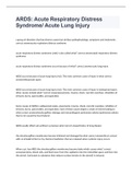 ARDS: Acute Respiratory Distress Syndrome/ Acute Lung Injury exam 2023 ...