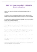 RNRF DCF Exam (Latest 2023 – 2024) With Complete Solutions - RNRF DCF ...