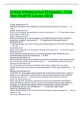 Critical Infrastructure Protection - Final Test (FedVTE Course 2022 ...