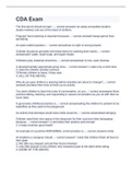 CDA Exam 2023 with 100% correct questions and answers - CDA - Stuvia US