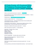 ATI Peds Proctor, ATI Proctored PEDs, ATI Pediatrics Proctored Exam ...