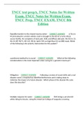 TNCC test prepA, TNCC Notes for Written Exam, TNCC Notes for Written ...