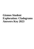 Gizmos Student Exploration: Cladograms Answers Key 2023 - GIZMOS ...