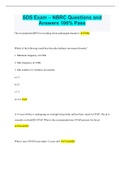 SDS Exam – NBRC Questions and Answers 100% Pass - NBRC - Stuvia US