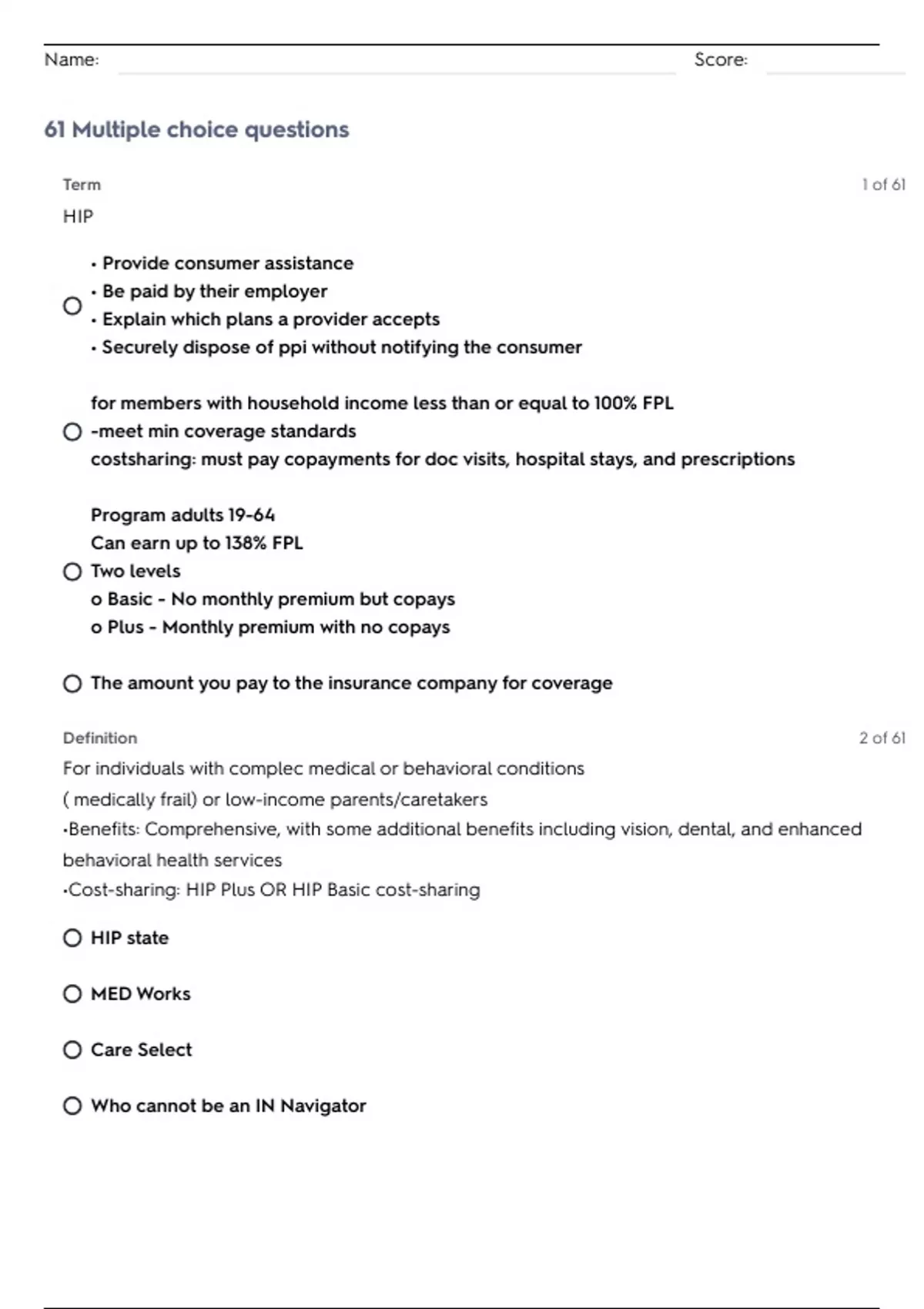 Indiana Navigator Test (2024) Questions & Answers 100% Correct ...