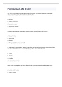 Primerica Life Exam 2023 questions with complete solutions - Primerica ...