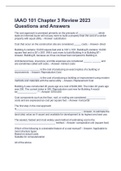 IAAO 101 Chapter 3 Review 2023 Questions and Answers - IAAO 101 - Stuvia US