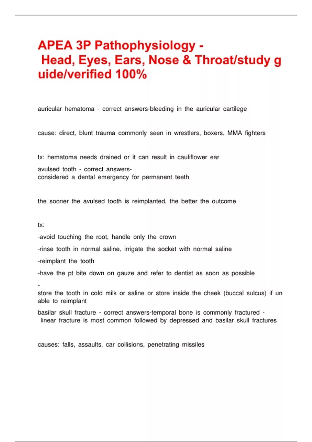 APEA 3P/exam study guide/questions and answers/correct and verified 100 ...