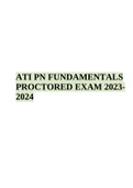 ATI PN FUNDAMENTALS PROCTORED EXAM - ATI PN FUNDAMENTALS - Stuvia US