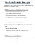 Class 10 history chapter 1 Nationalism in Europe - History - Stuvia US