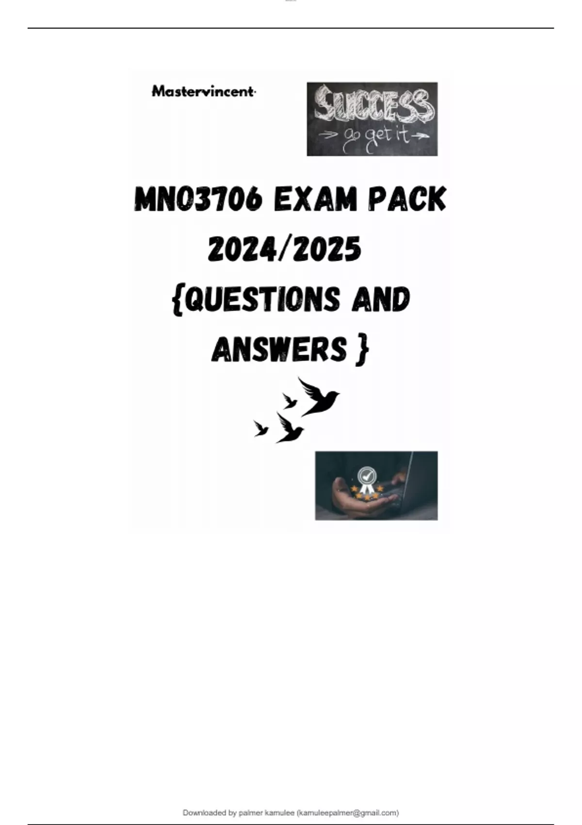 MNO3706 EXAM PACK 2024/2025 {QUESTIONS AND ANSWERS } - MNO3706 - Stuvia SA