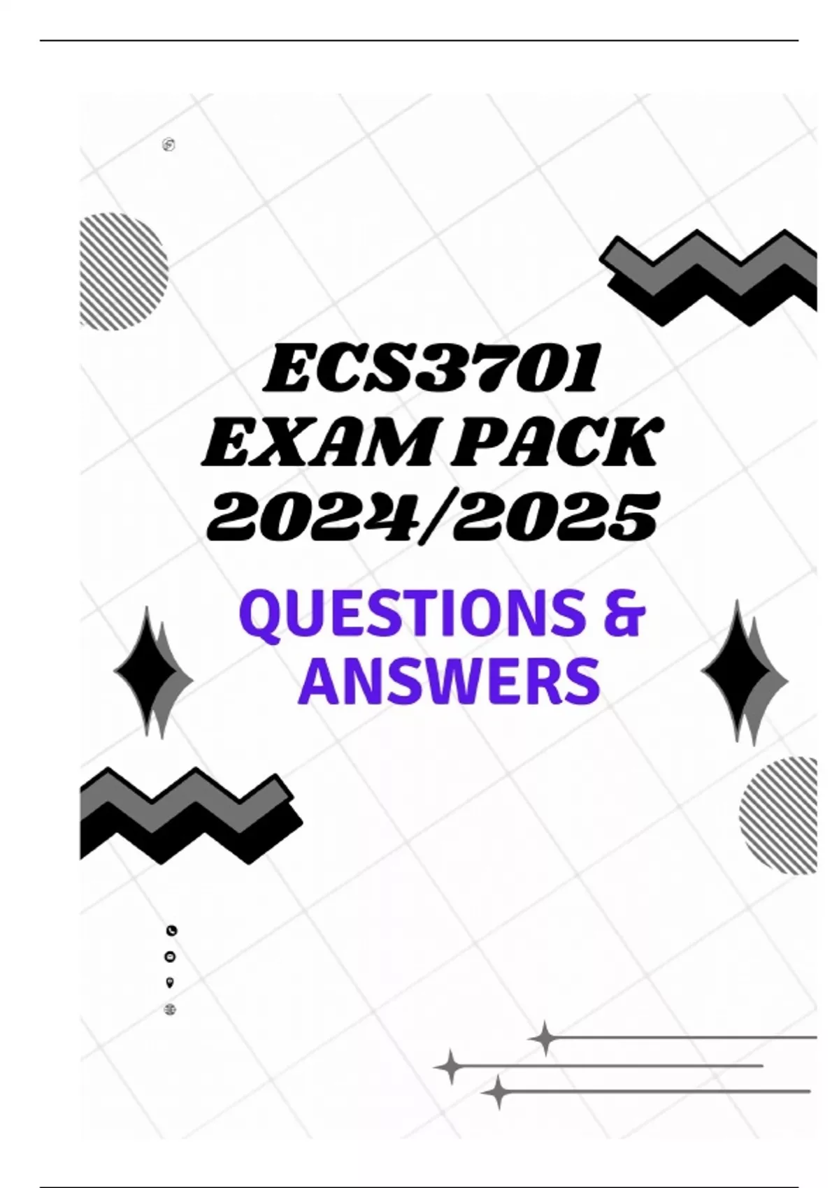 ECS3701 EXAM PACK 2024/2025 - Monetary Economics (ECS3701) - Stuvia SA