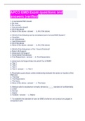 APCO EMD Exam questions and answers |verified - EMD - Emergency Medical ...