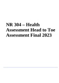 NR 304 – Health Assessment II Head to Toe Assessment Final Script - NR ...