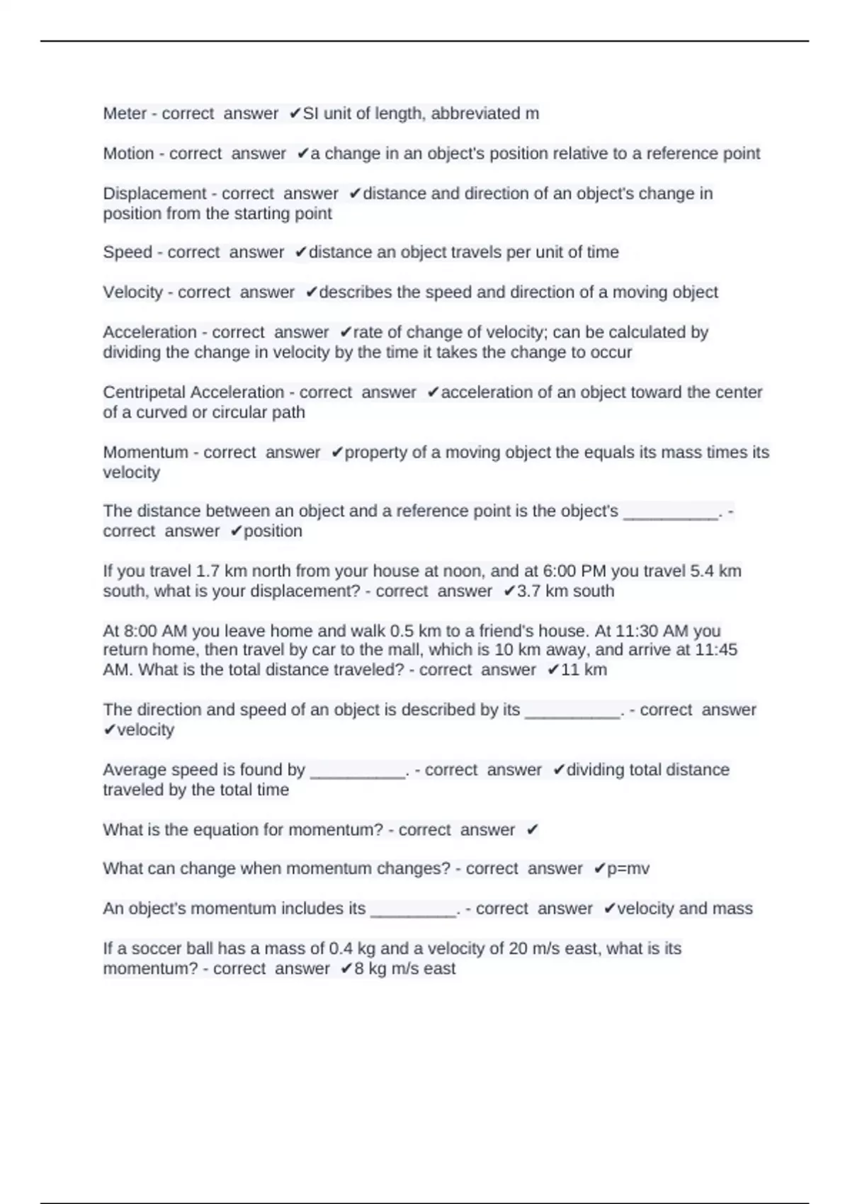 Meter Question and answers 100% correct - PHYSICS - Stuvia UK