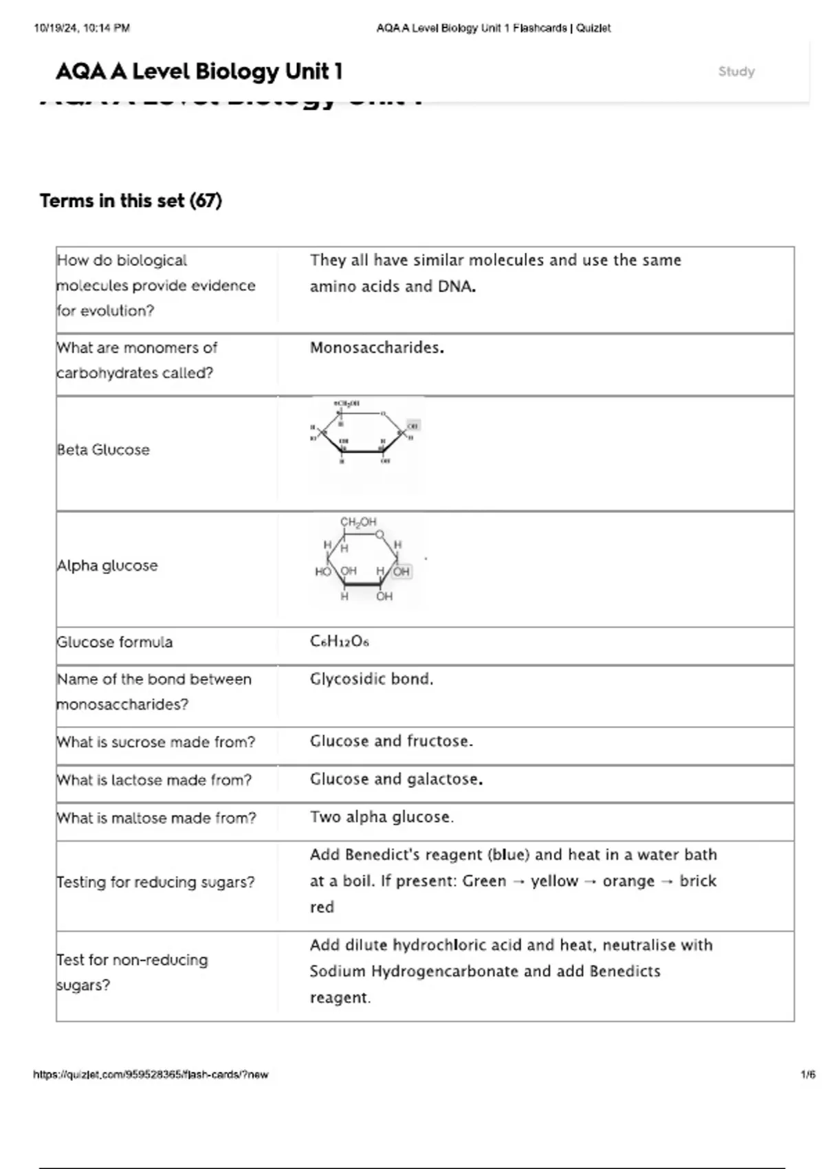 2024 AQA A LEVEL BIOLOGY UNIT 1 EXAM WITH ANSWERS - AQA A LEVEL BIOLOGY ...