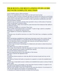 TDLR RULES AND REGULATIONS STUDY GUIDE 2023 WITH COMPLETE SOLUTION ...