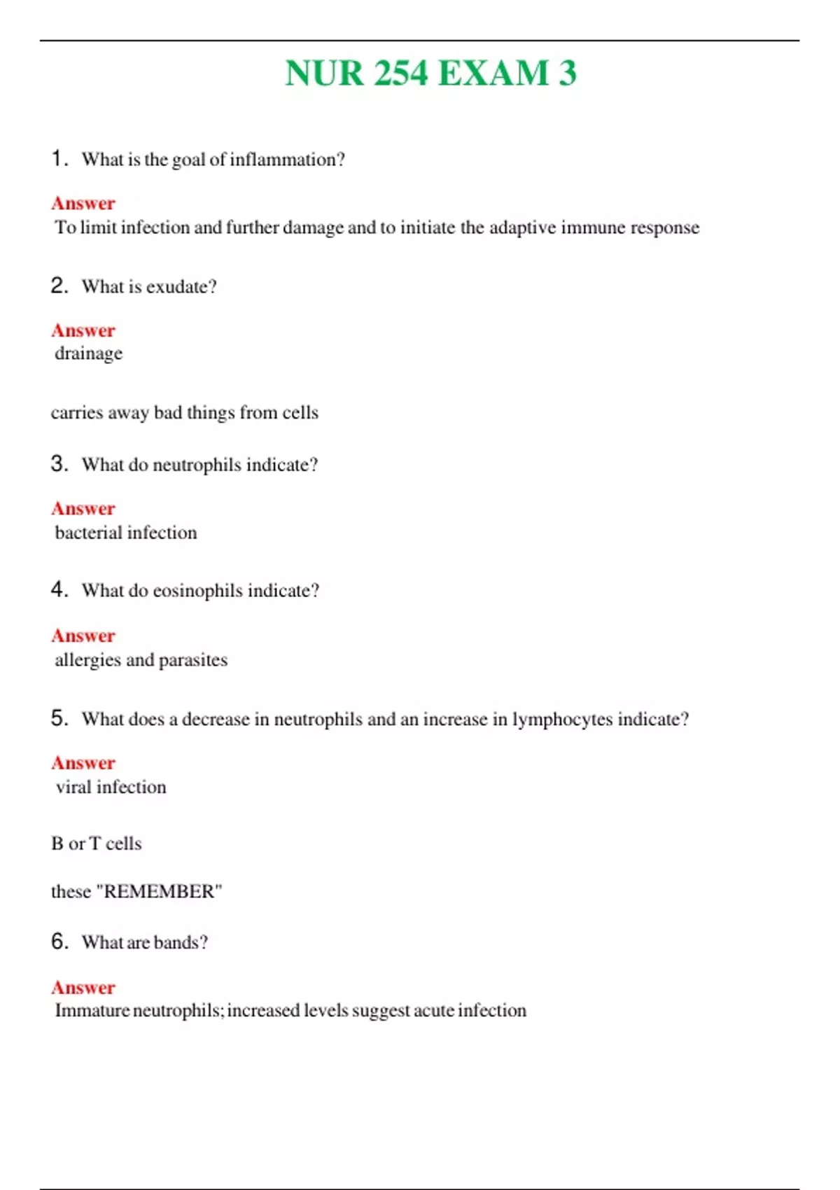 NUR 254 ( LATEST 2024 / 2025 ) EXAM 3 | (ACTUAL EXAM ) QUESTIONS AND ...