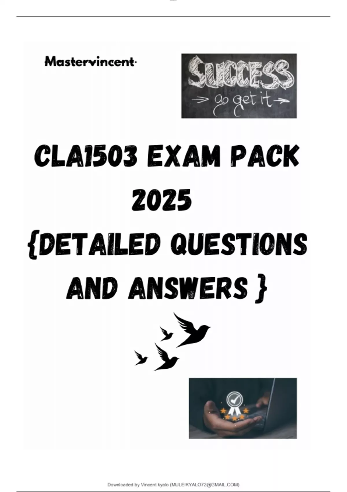 CLA1503 EXAM PACK 2027 {DETAILED QUESTIONS AND ANSWERS } - Commercial ...