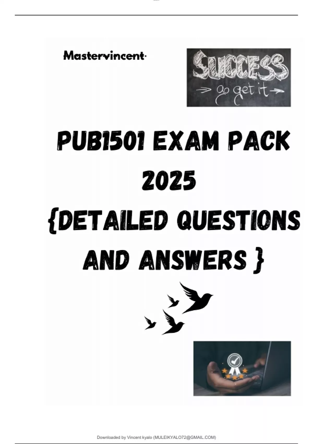 PUB1501 EXAM PACK 2025 {DETAILED QUESTIONS AND ANSWERS } - The Nature ...