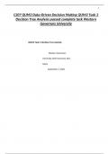 C207 QUM2 Data-Driven Decision Making QUM2 Task 2 Decision Tree ...