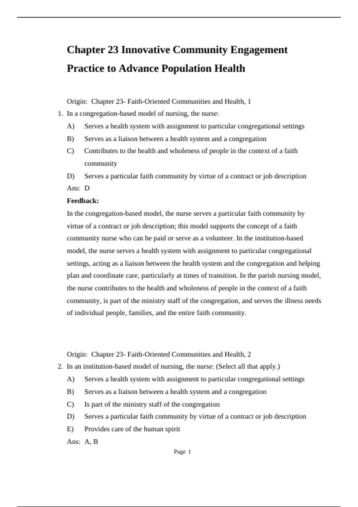Chapter 23 Innovative Community Engagement Practice to Advance ...