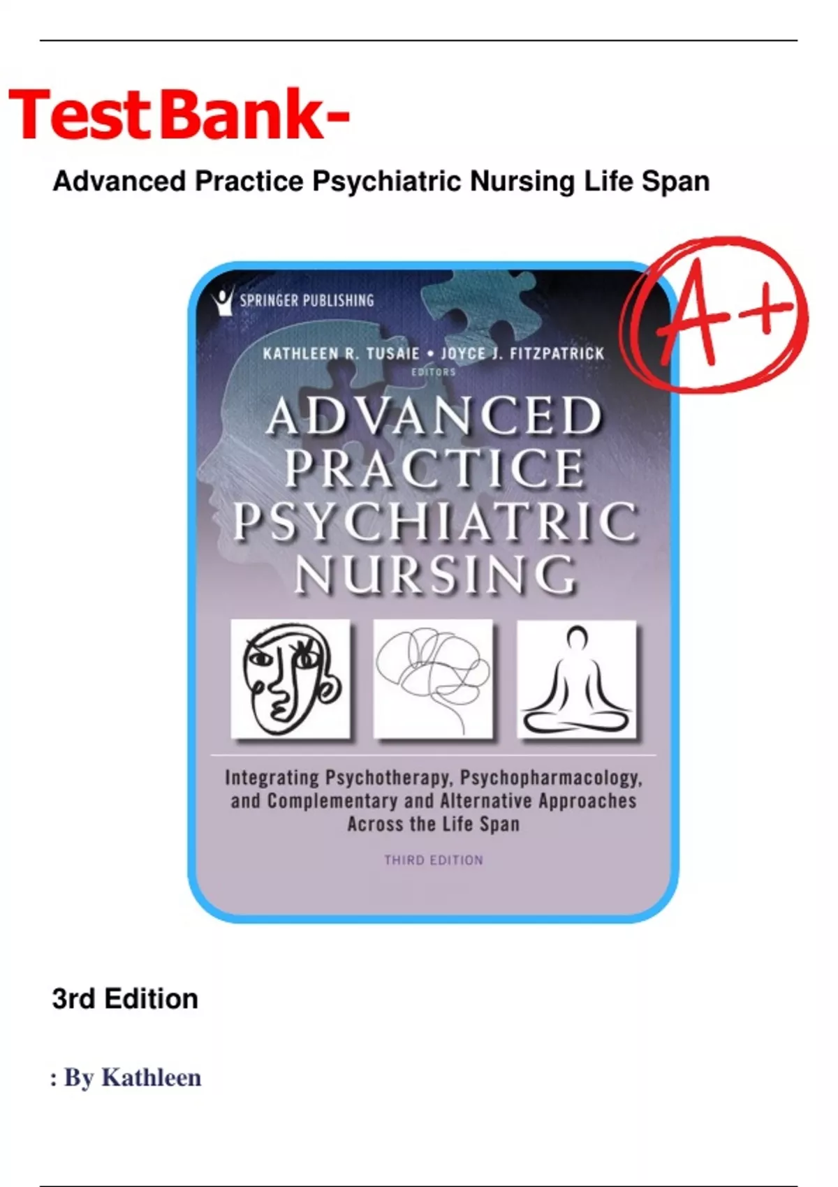 Test Bank- Advanced Practice Psychiatric Nursing Life Span||LATEST ...