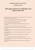 Abeka plane geometry test 3 Questions And Answers 100% Pass - Geometry ...