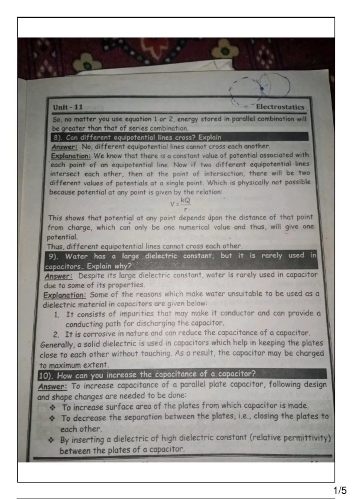 Electrostatics notes for grade 12th - Physics - Stuvia US