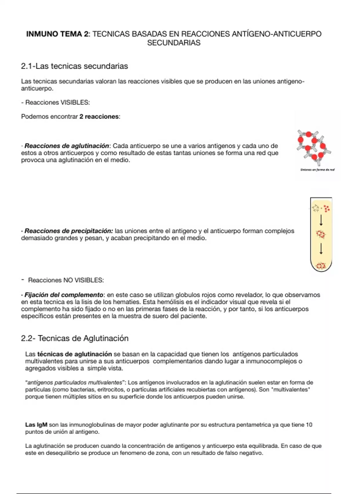 Resumen y simulacro de examen NF2 Inmuno GS Laboratorio Clinico y Biomedico - Stuvia ES