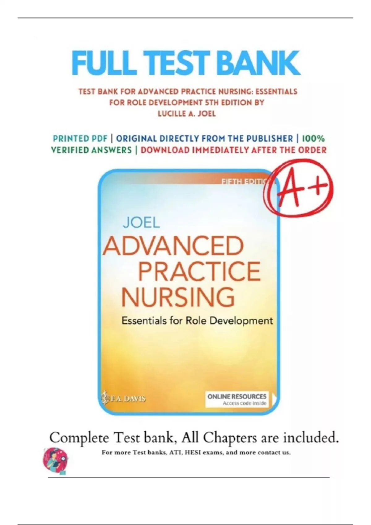 Test Bank for Advanced Practice Nursing: Essentials for Role ...