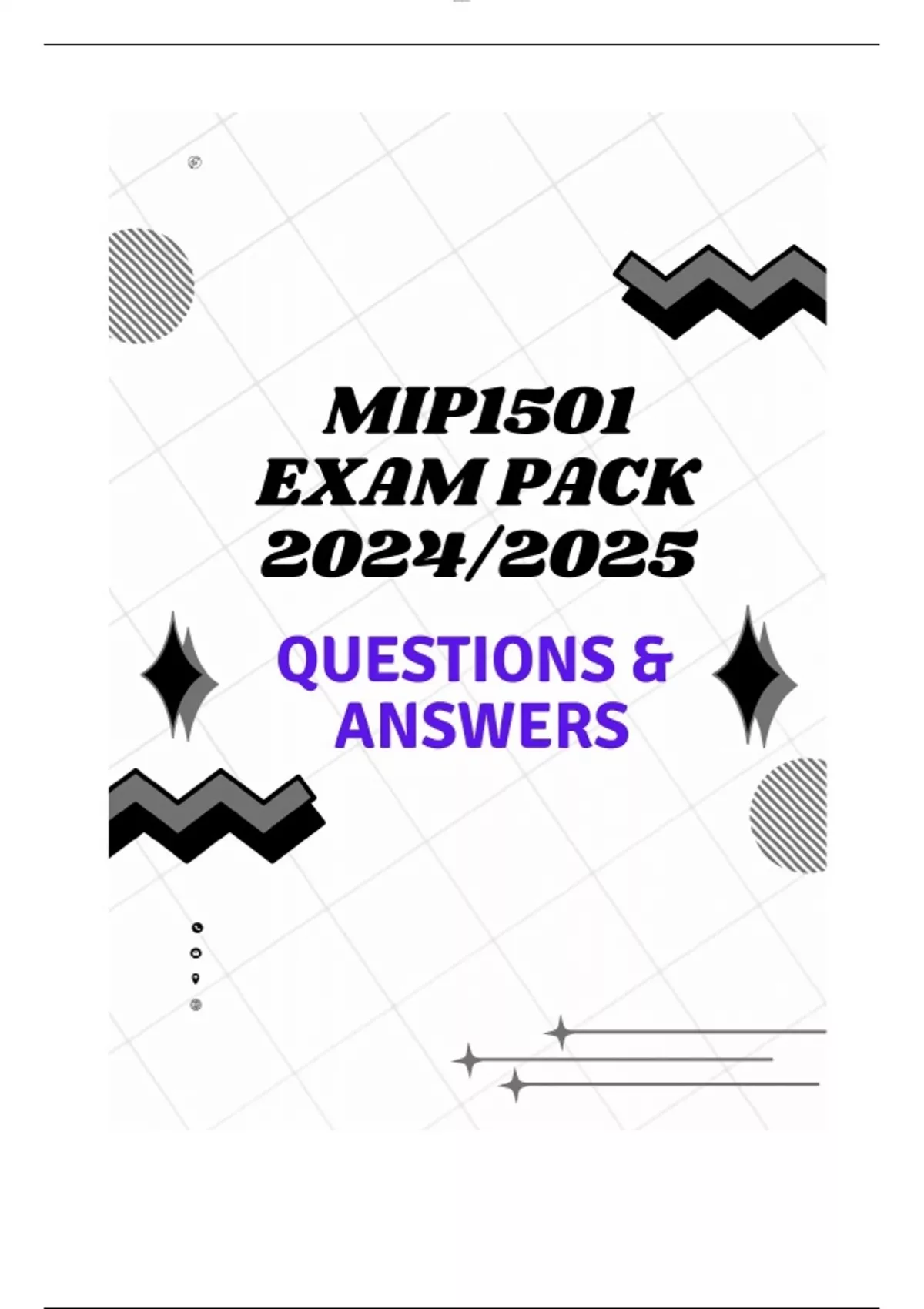MIP1501 EXAM APCK 2026 (QUESTIONS & ANSWERS) - MIP1501 (MIP1501 ...