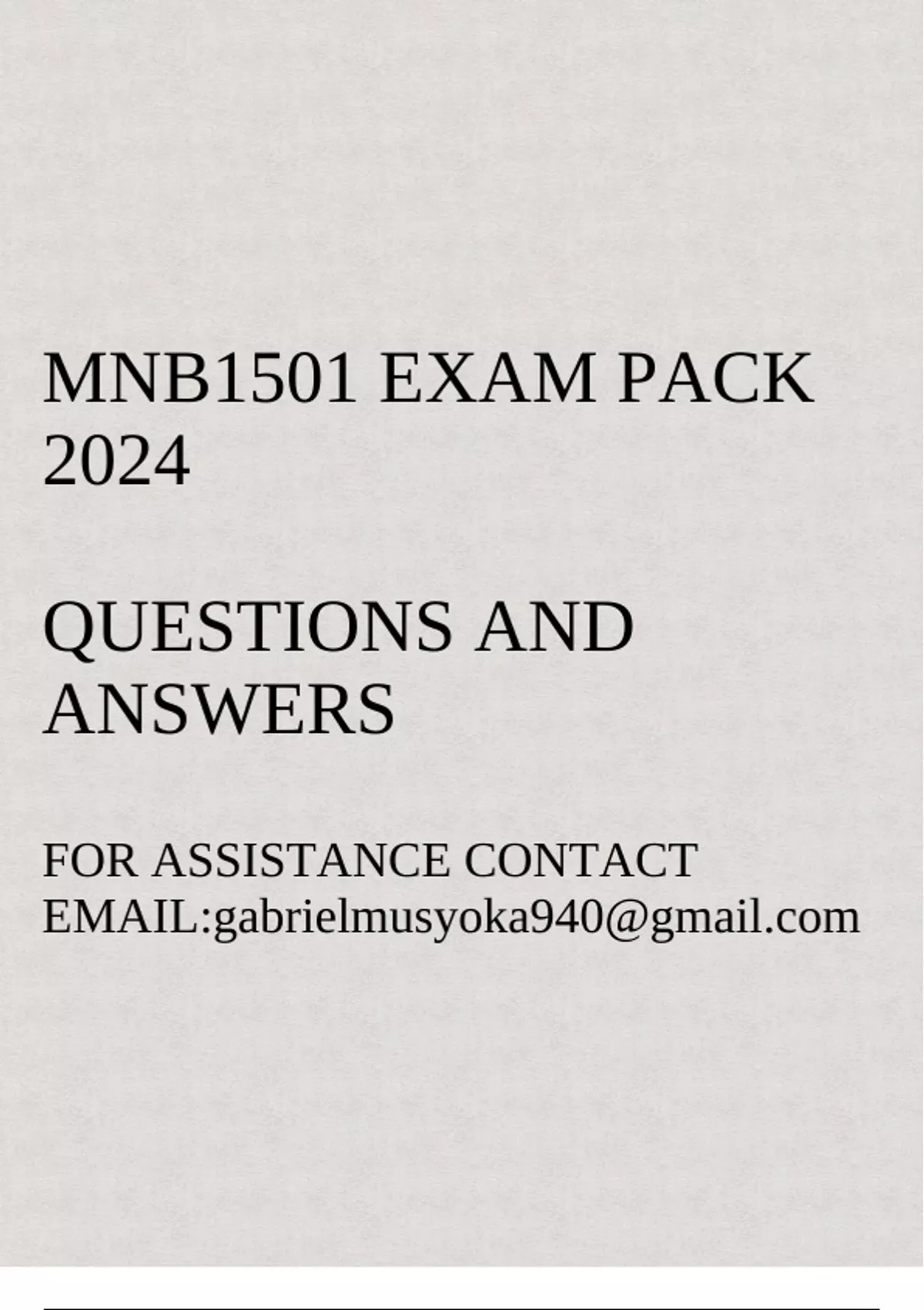 MNB1501 Exam pack 2024(Business Management IA) - Business Management IA ...