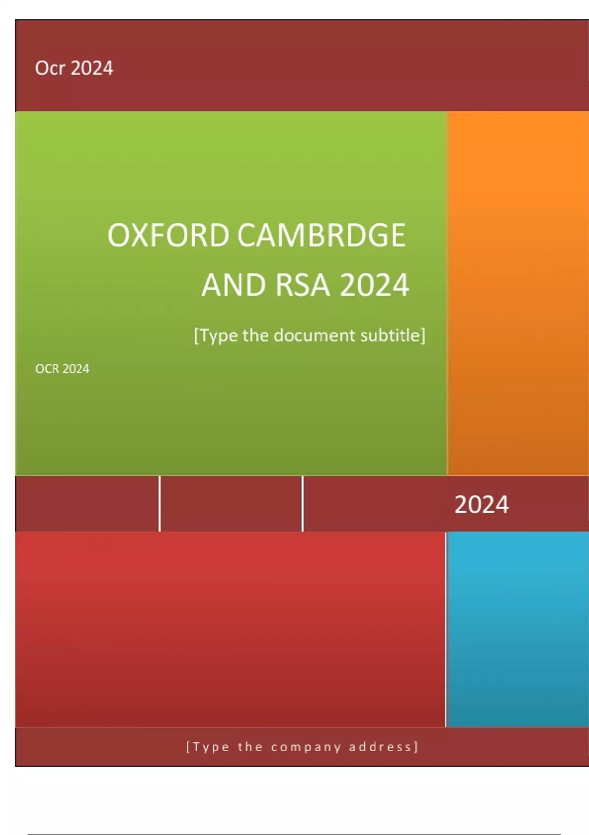2024 Oxford Cambridge and RSA A Level Further Mathematics B (MEI) Y434/01 Numerical Methods ...