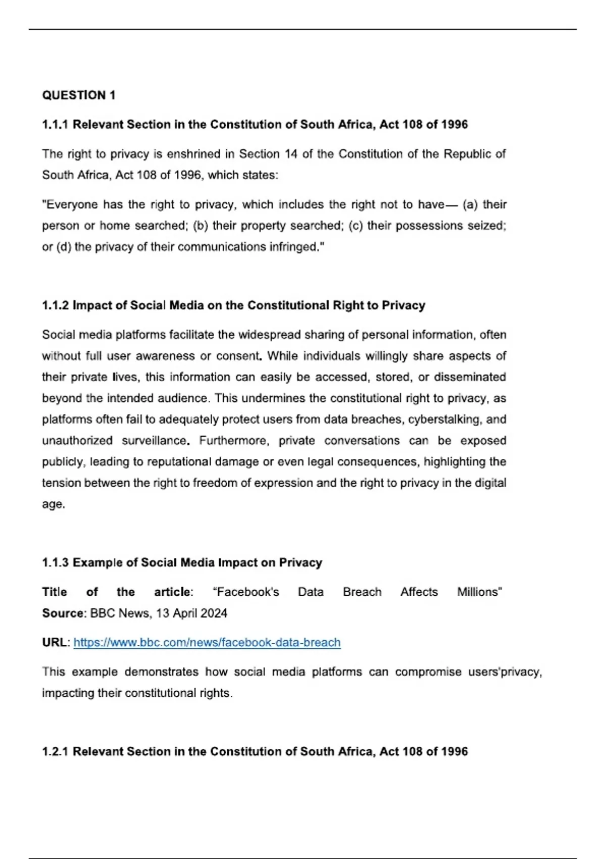 SJD1501 Assignment 7 PORTFOLIO (COMPLETE ANSWERS) Semester 2 2024 ...