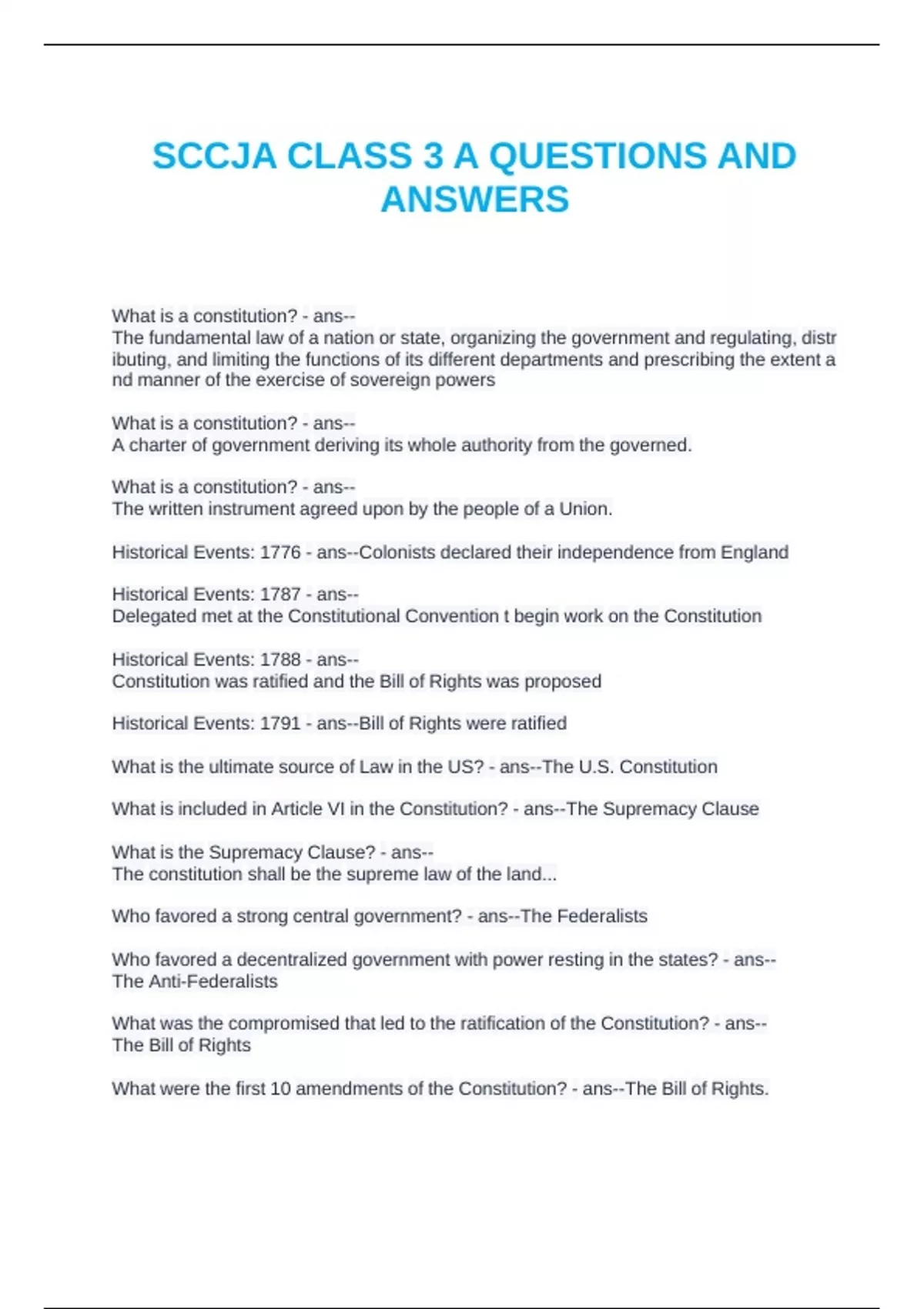 SCCJA PRE-ACADEMY BLOCK 1-DOMESTIC VIOLENCE, JUVENILE PROCEDURES ...