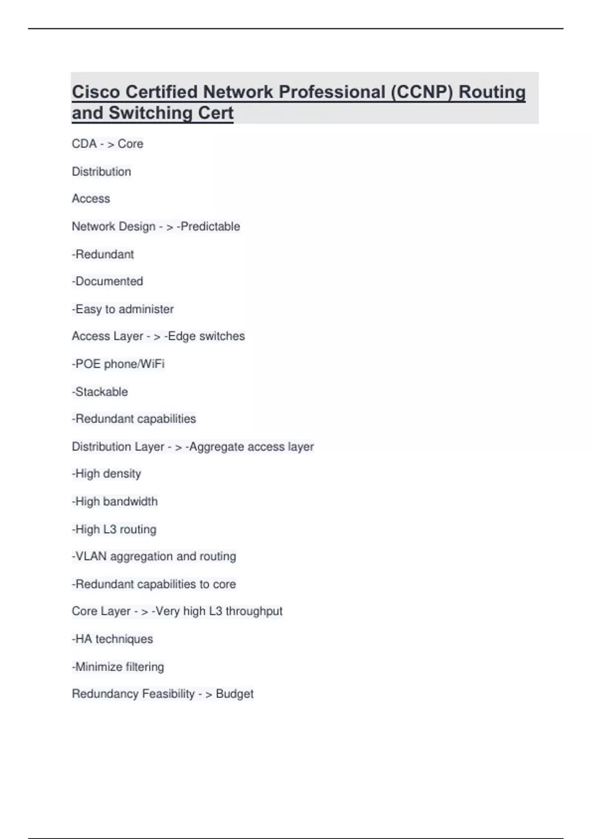 Cisco Certified Network Professional (CCNP) Routing and Switching Cert - CCNA - Cisco Certified ...