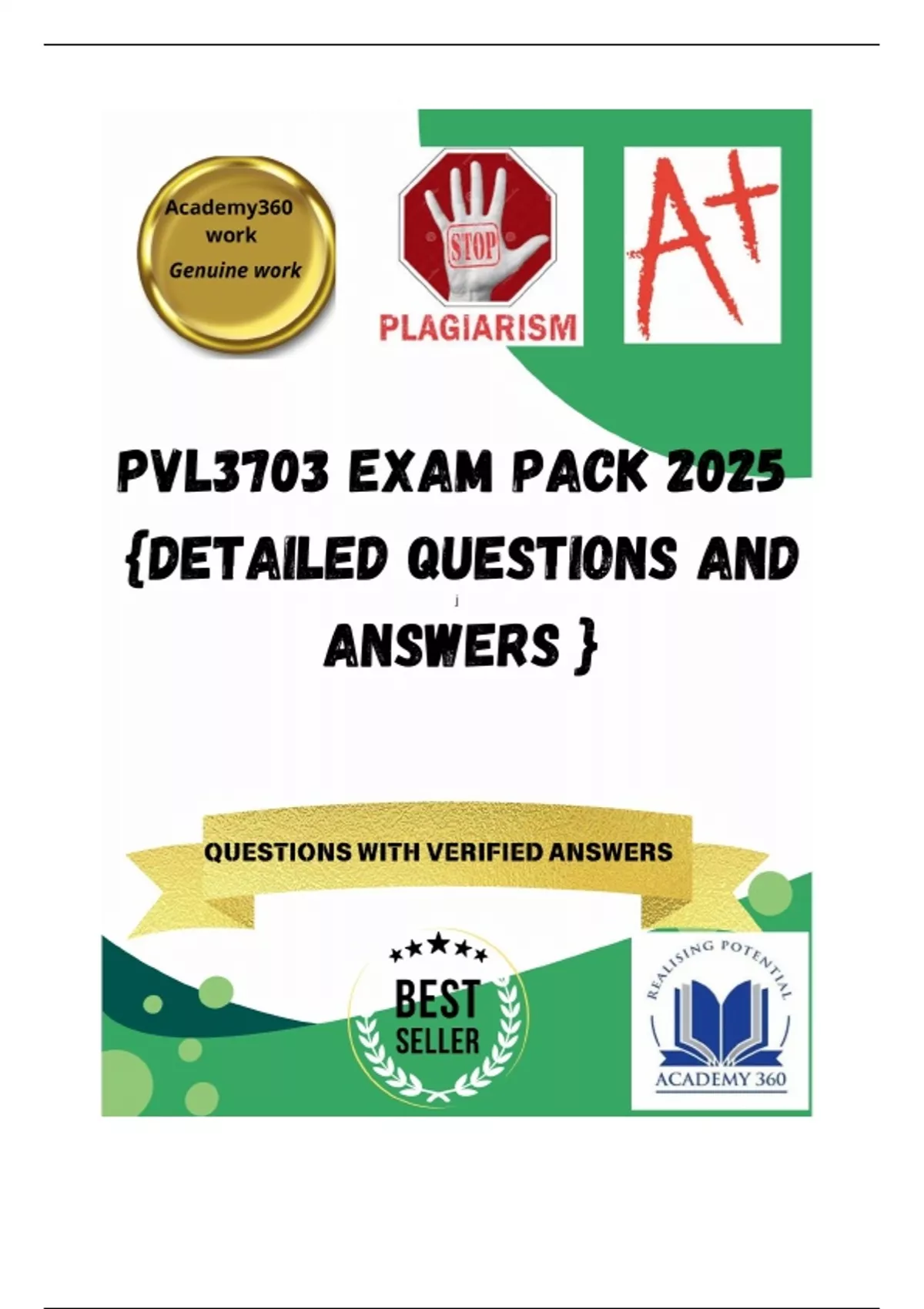 PVL3703 EXAM PACK 2025 {DETAILED QUESTIONS AND ANSWERS } - PVL3703 ...