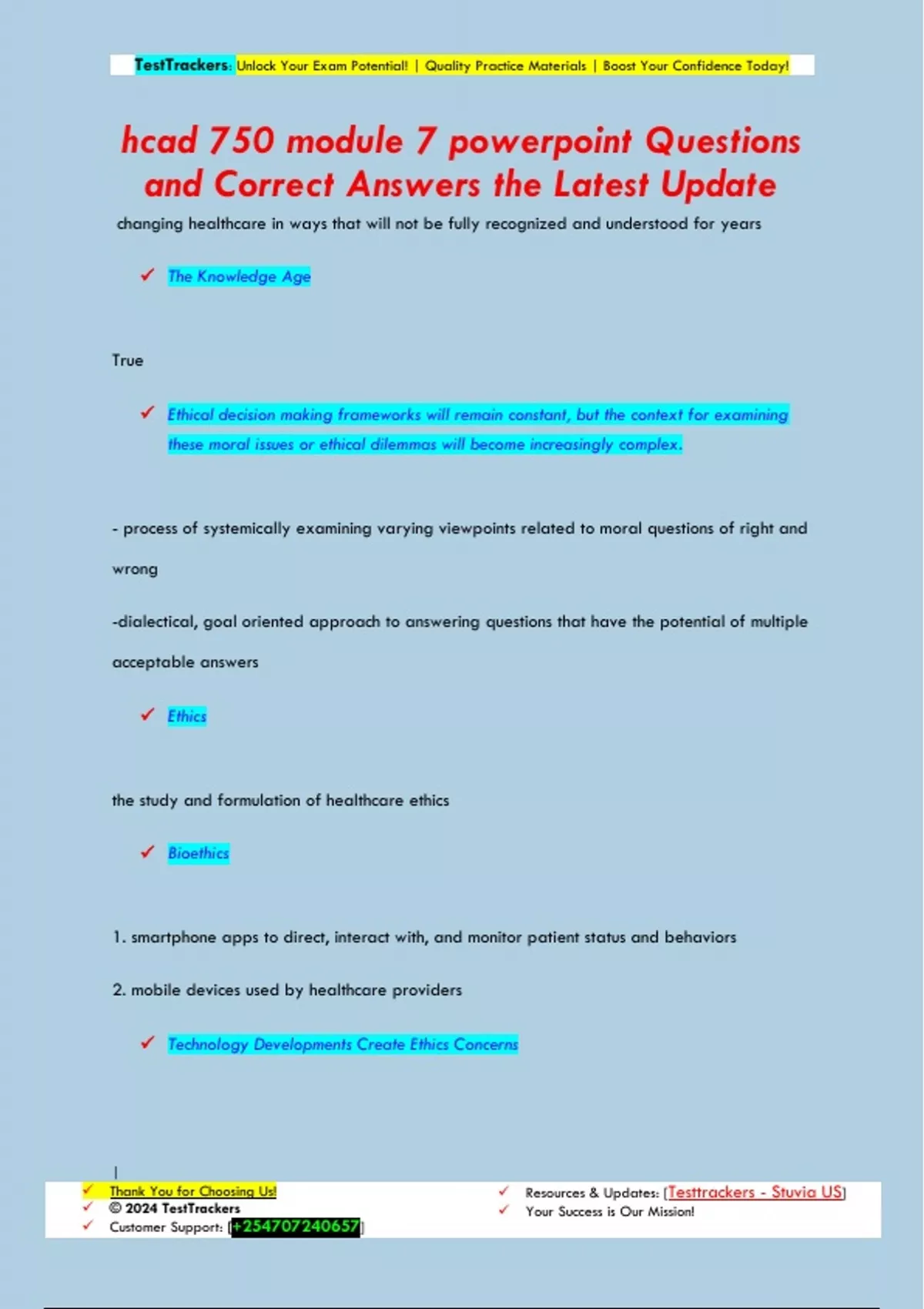 hcad 750 module 7 powerpoint Questions and Correct Answers the Latest ...